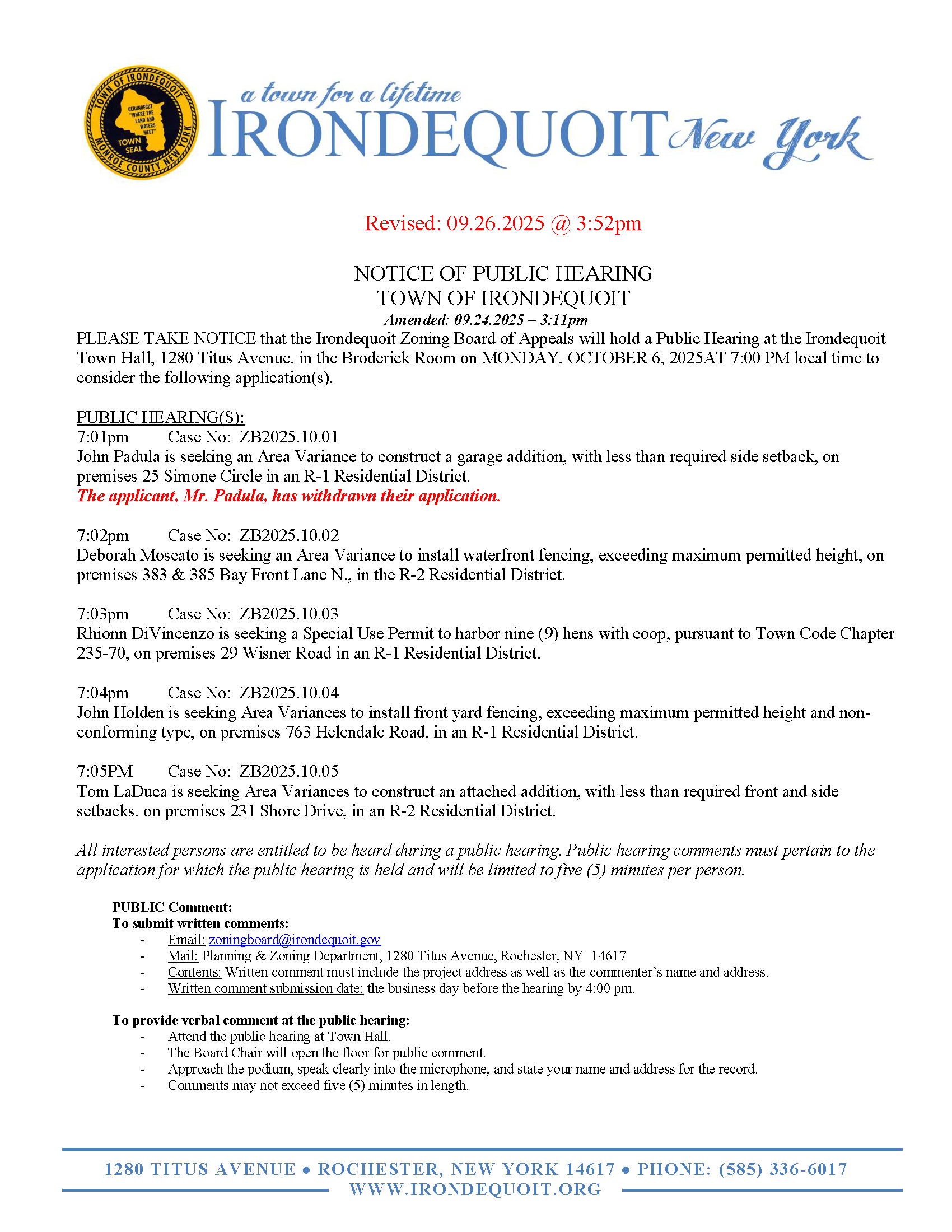 Irondequoit, NY | Official Website